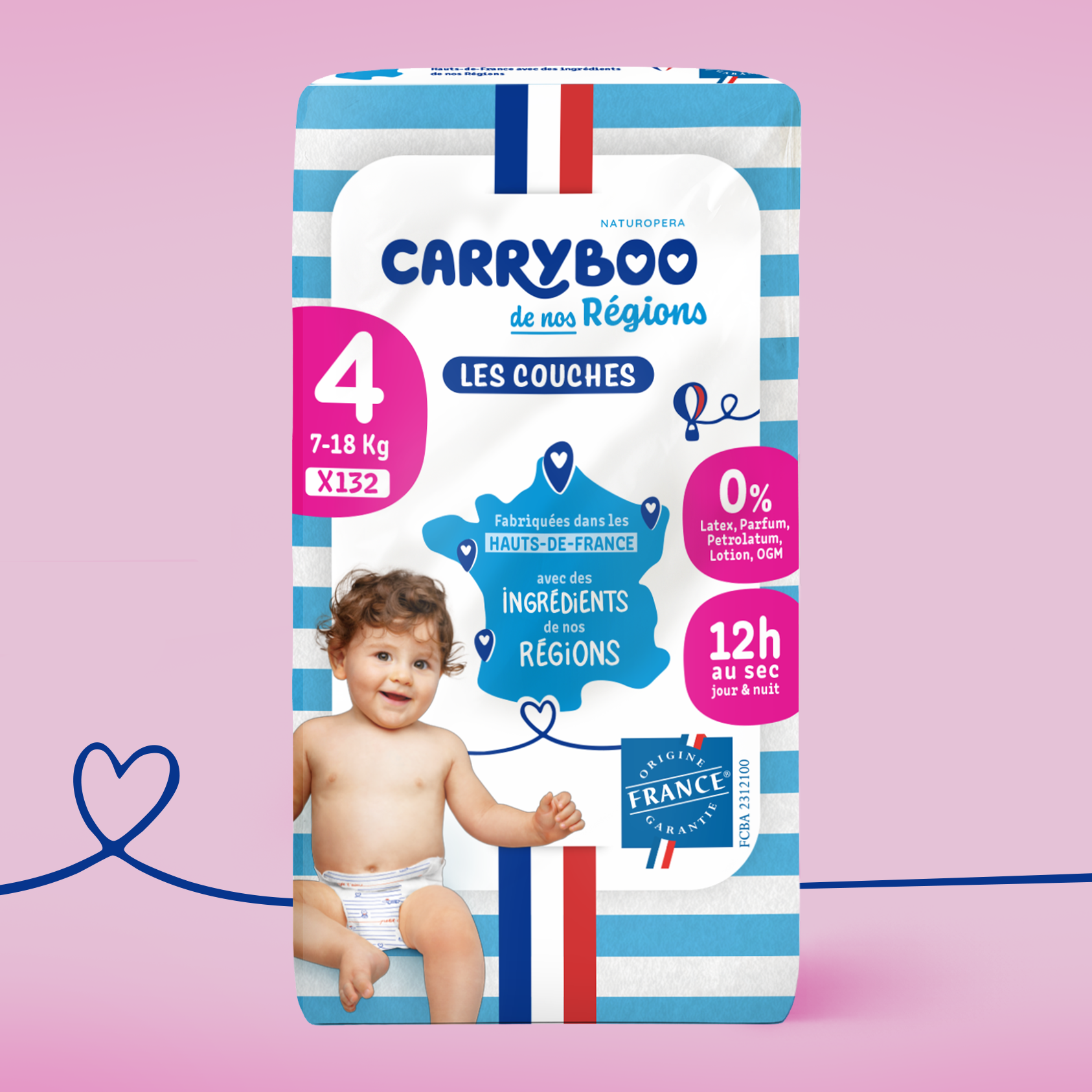 Couches Bébé Carryboo De Nos Régions - Taille 4